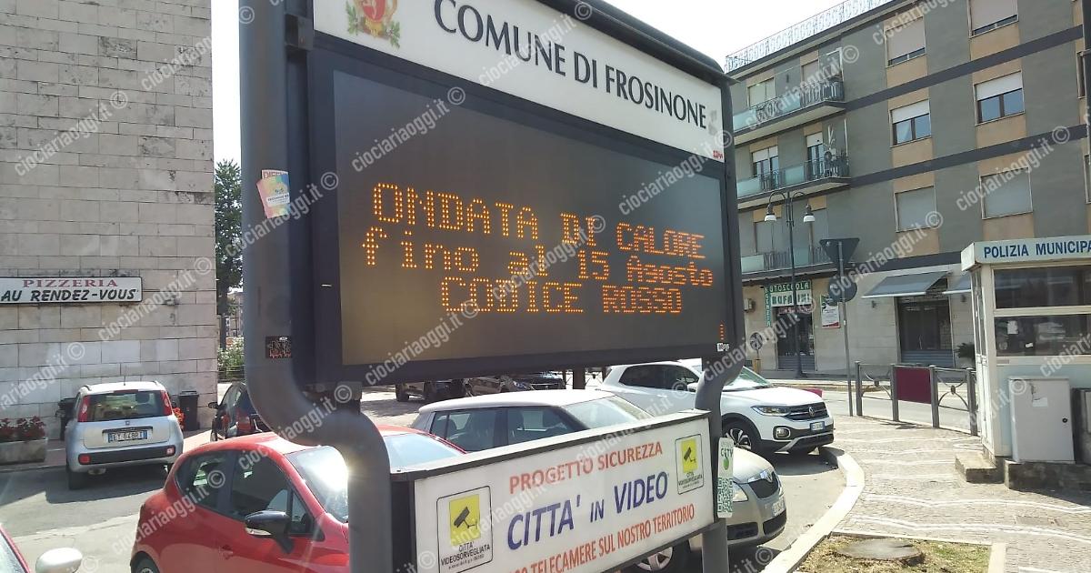 Frosinone, L’estate del 2025 tra le più calde di sempre - Ciociaria Oggi